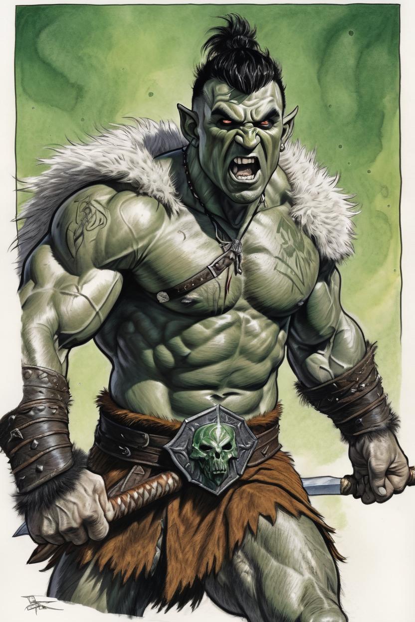 Half-Orc AI Portrait Generator - ImagineMe